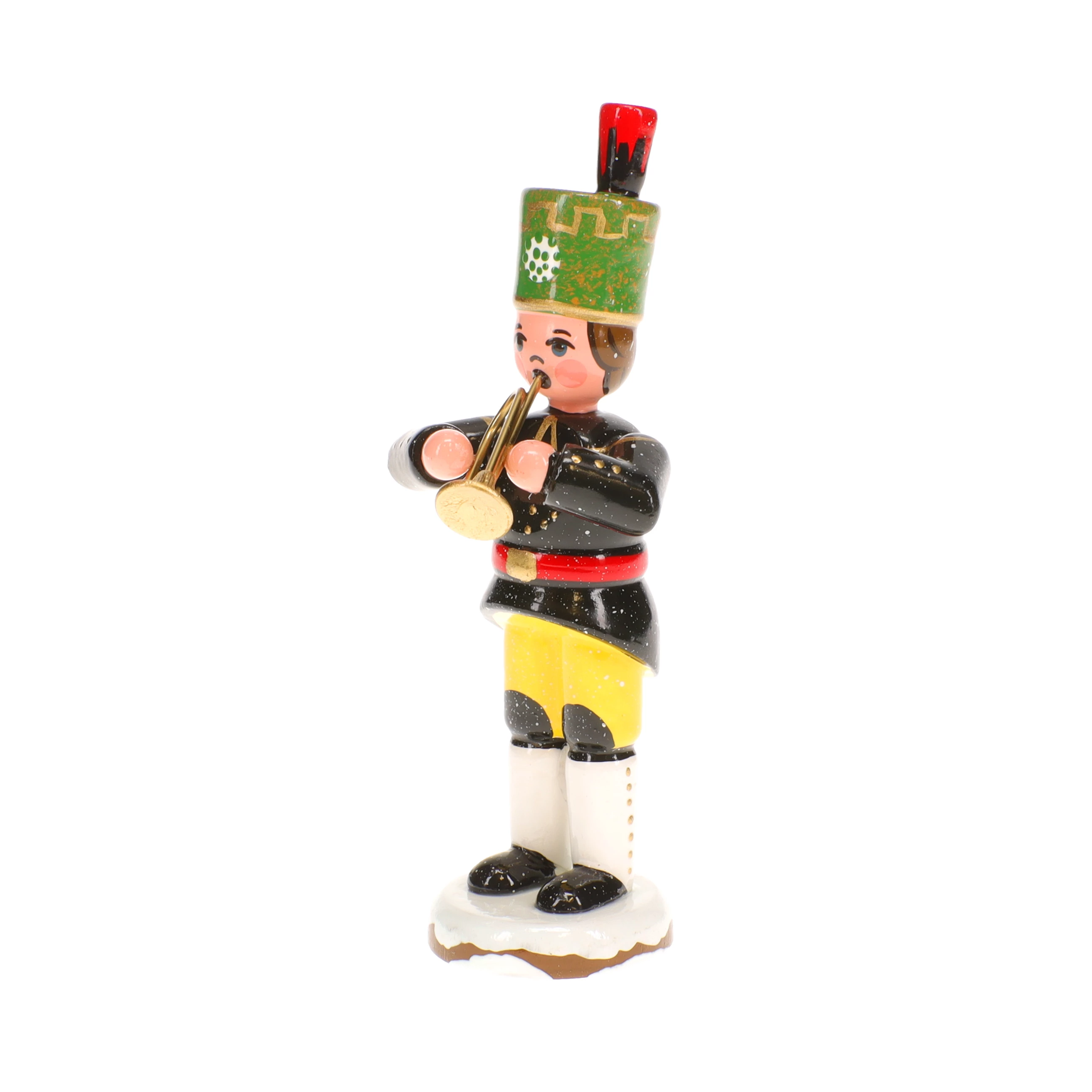 Hubrig Volkskunst Miner Musician With Trumpet | German Gift House