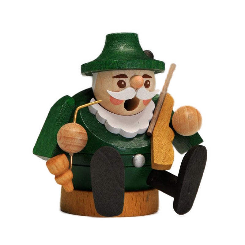 Richard Glaesser Smoker Mini Forester Sitting (26706) | German Gift House